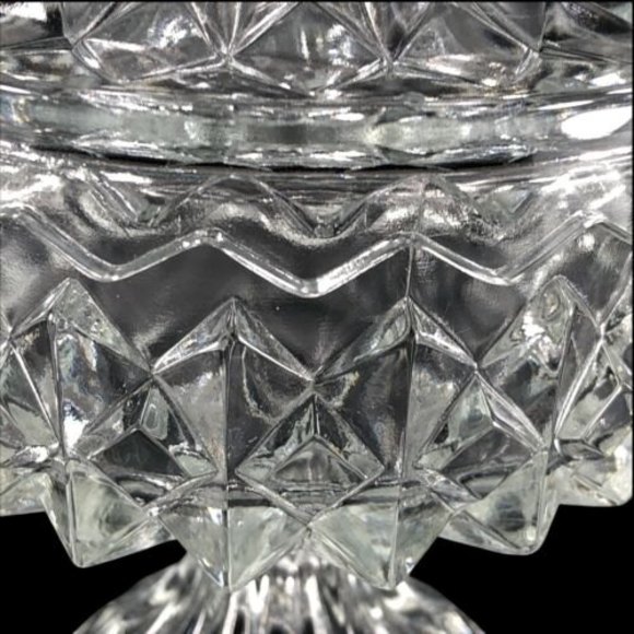 Gillinder Brothers | Dining | Vtg Gillinder Brothers Glass Diamond ...